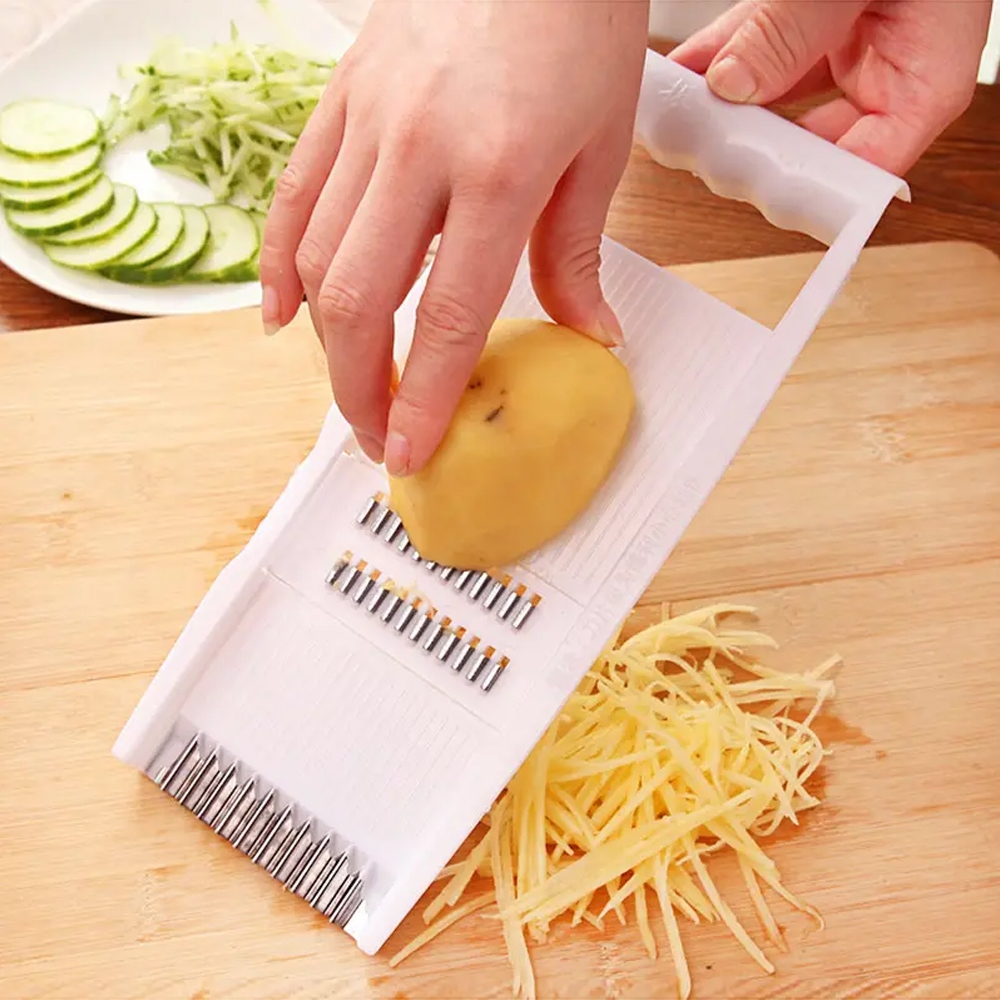 Multipurpose 4in1 Cutter Machine Vegetables Cutter Slicer White Cutter ...