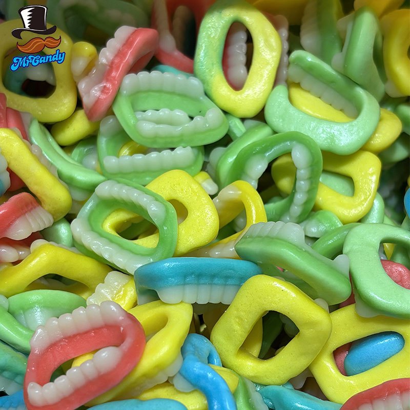 COD【 Mr candy】2.5kg Colored teeth Gummy candies/ 500-550pcs/gummy ...