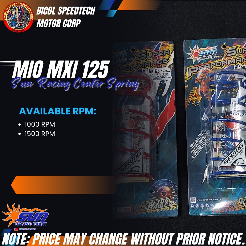 MIO MXI 125 CENTER SPRING ""SUN"" (US07CTGD, US07CTGF) | Shopee Philippines