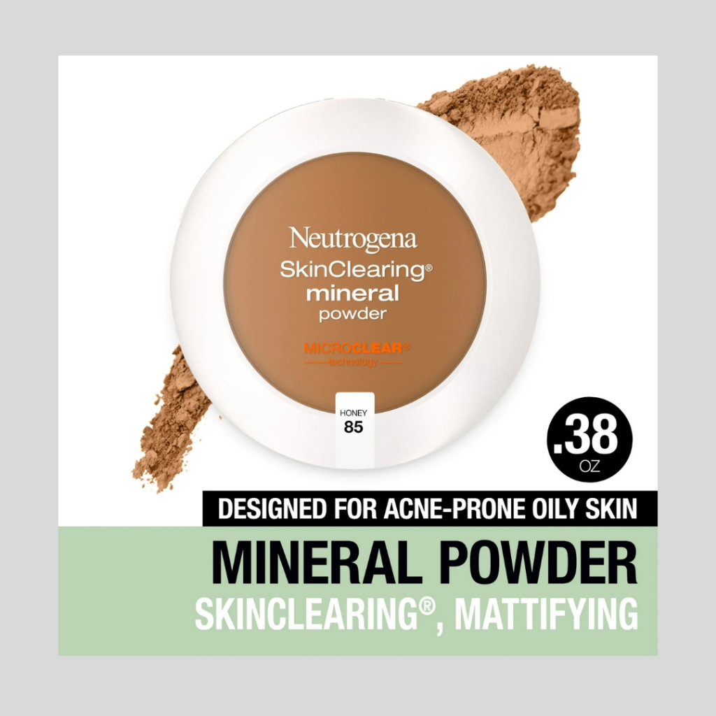 Neutrogena Skin Clearing Mineral Powder Microclear Technology, Honey 85 ...