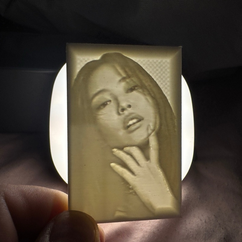 PERSONALIZED LITHOPHANE KEYCHAIN 3D Printed Lithophane Keychains ...