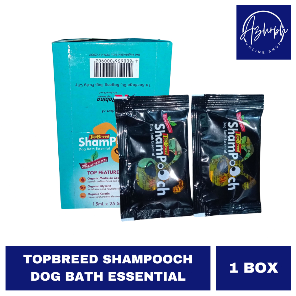 TopBreed ShamPooch Dog Bath Essential "sold per box" (25 sachets ...
