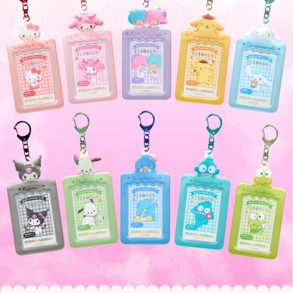 Sanrio Cheki Holder Enjoy Idol🩷CINNAMOROLL🩷POCHACCO🩷HELLO KITTY ...