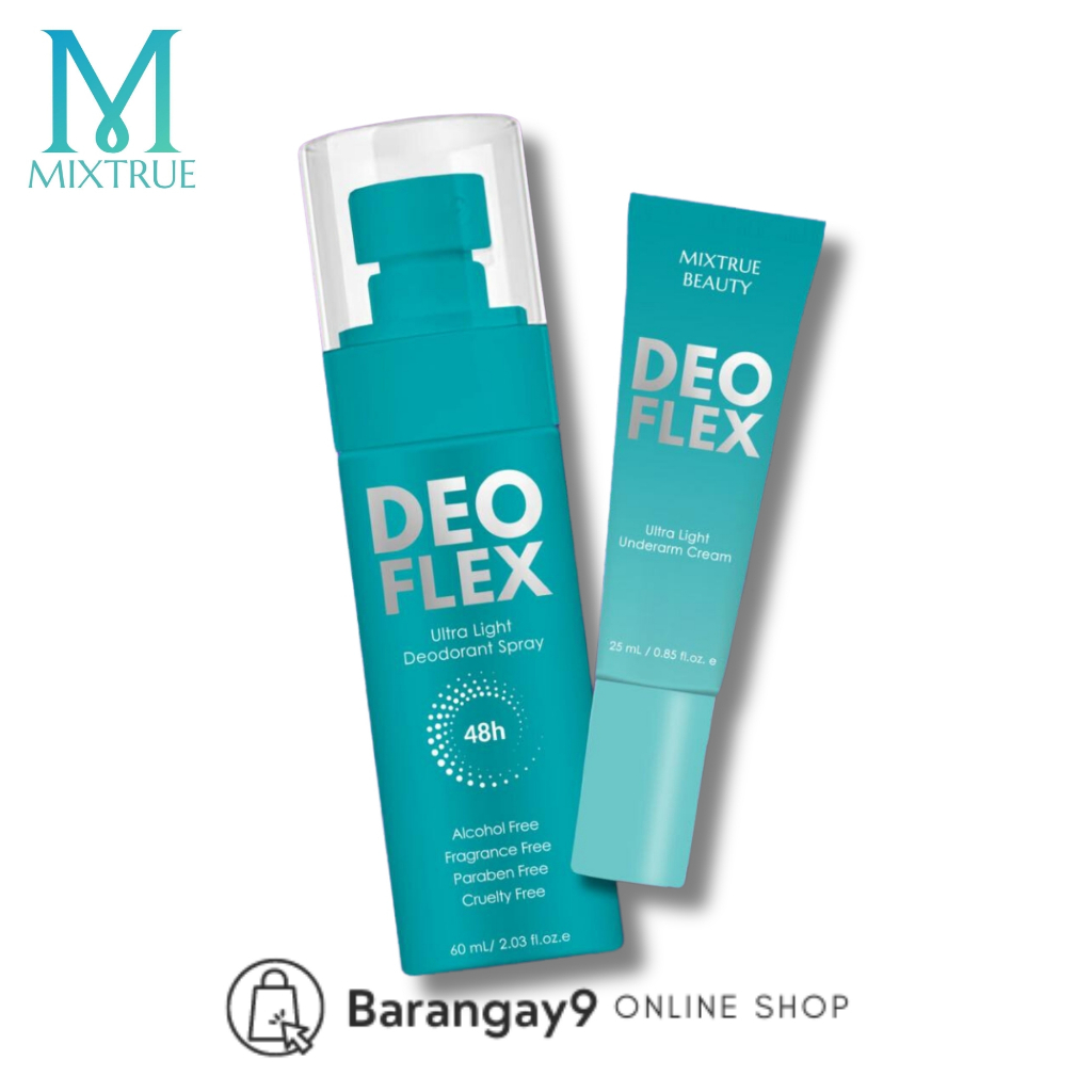 Deoflex Duo Ultra Light Deodorant Antiperspirant Spray Whitening and ...
