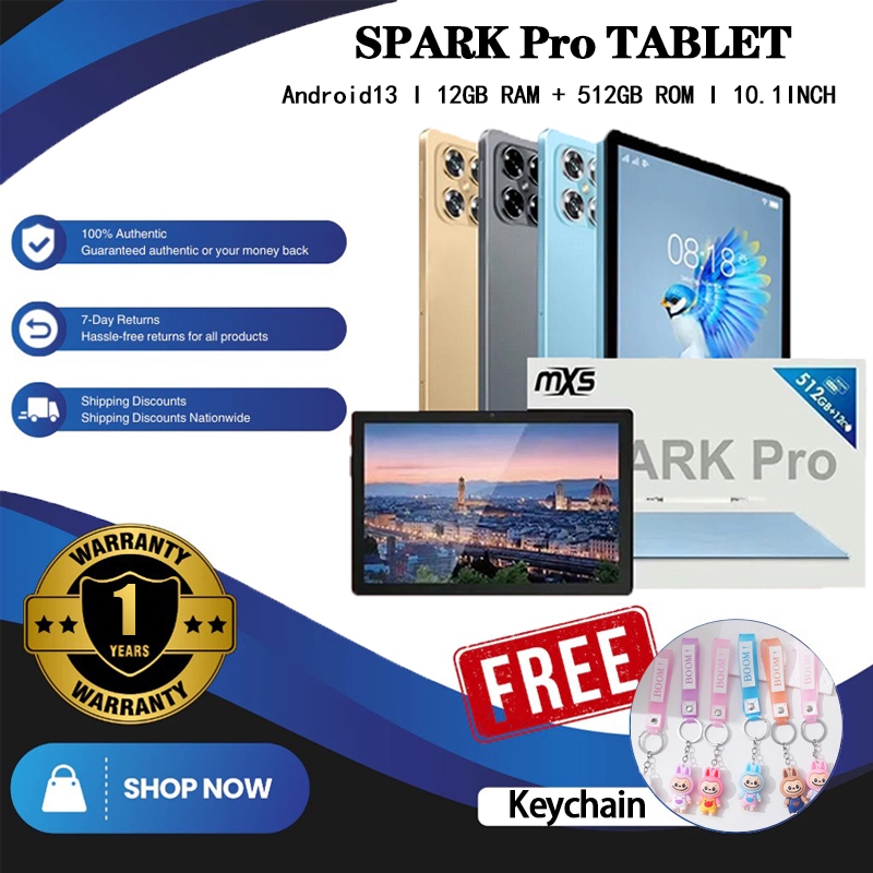 【COD】SPARK PRO 10.1 INCHES TABLET 5G DUAL SIM TABLET ANDROID ORIGINAL ...