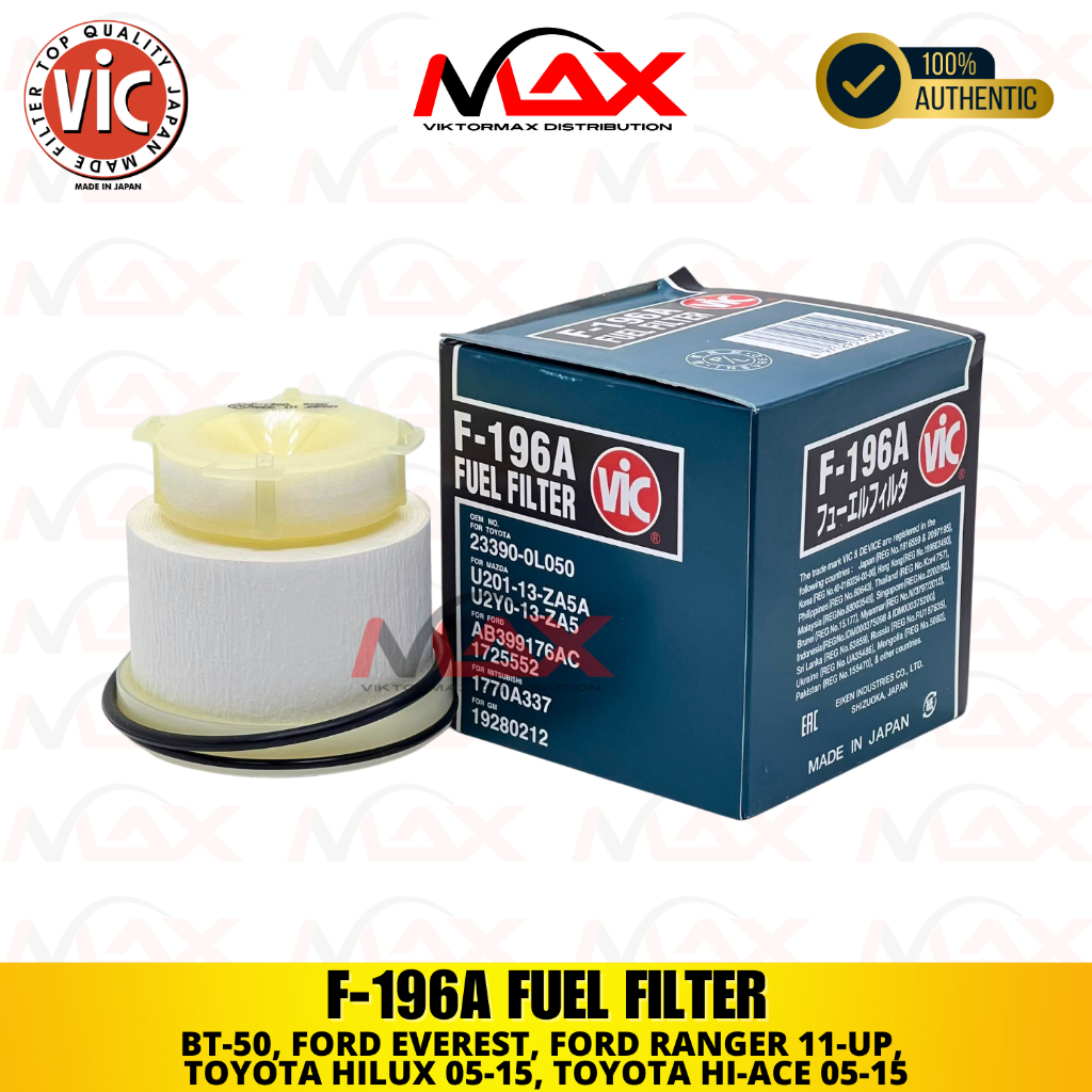 F-196A Vic Fuel Filter for Mitsubishi Montero Gen3 Triton 15up Strada ...