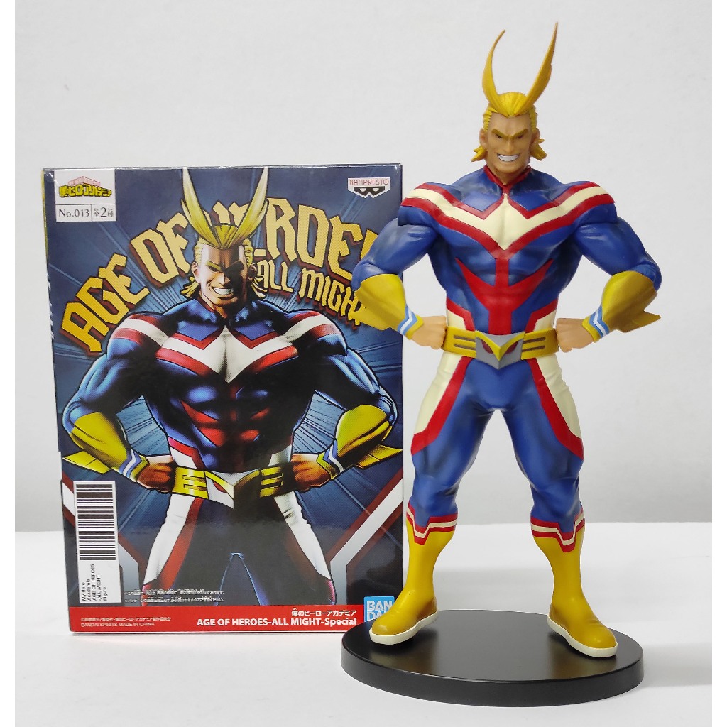 My Hero Academia MHA ALL MIGHT (AGE OF HEROES) AUTHENTIC Figure ...