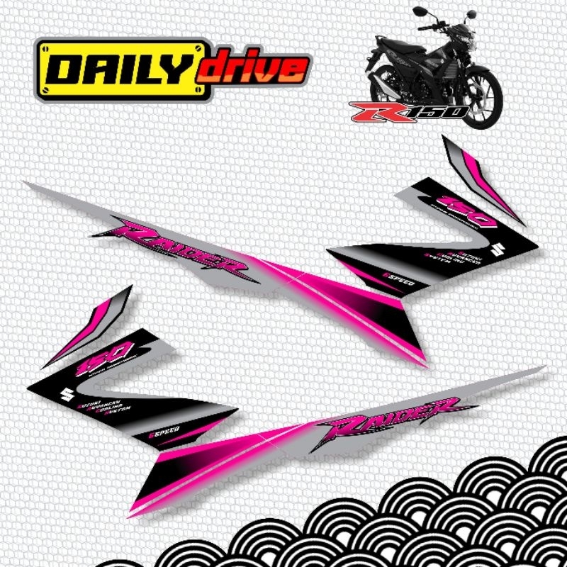 SUZUKI RAIDER 150 FI / RFI 150 STOCK DECAL | Shopee Philippines