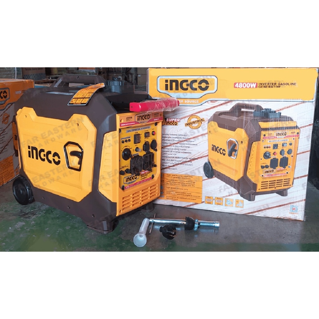 Brand New INGCO INVERTER GENERATOR SILENT TYPE 3800W 4.0KVA | Shopee ...
