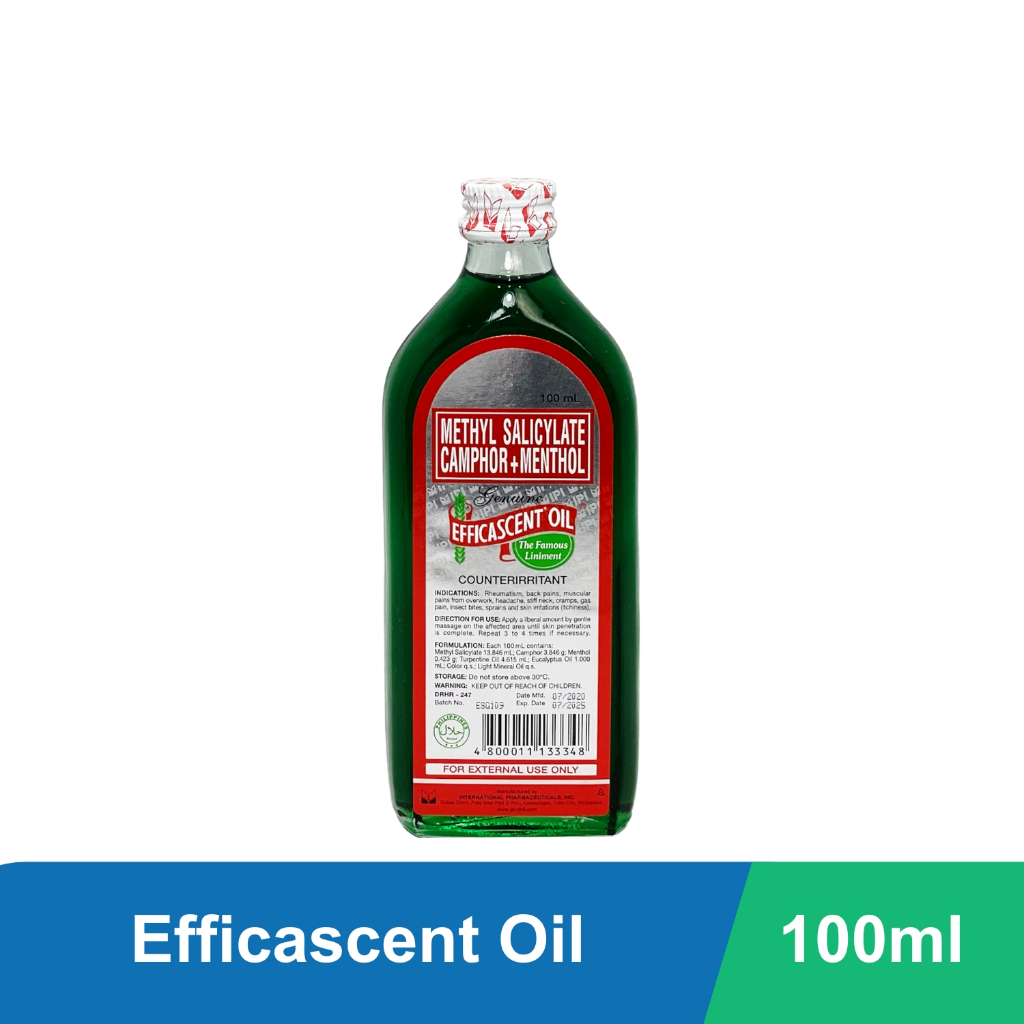 Efficascent Oil 25mL/ 50m/ 100mL - Essential Oil | Shopee Philippines