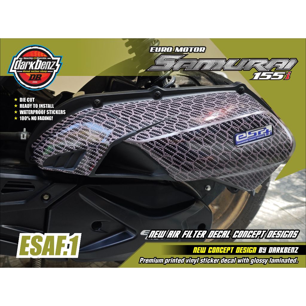 Euro Motor Samurai 155i New Concept Quality Printed Sticker Decal ...