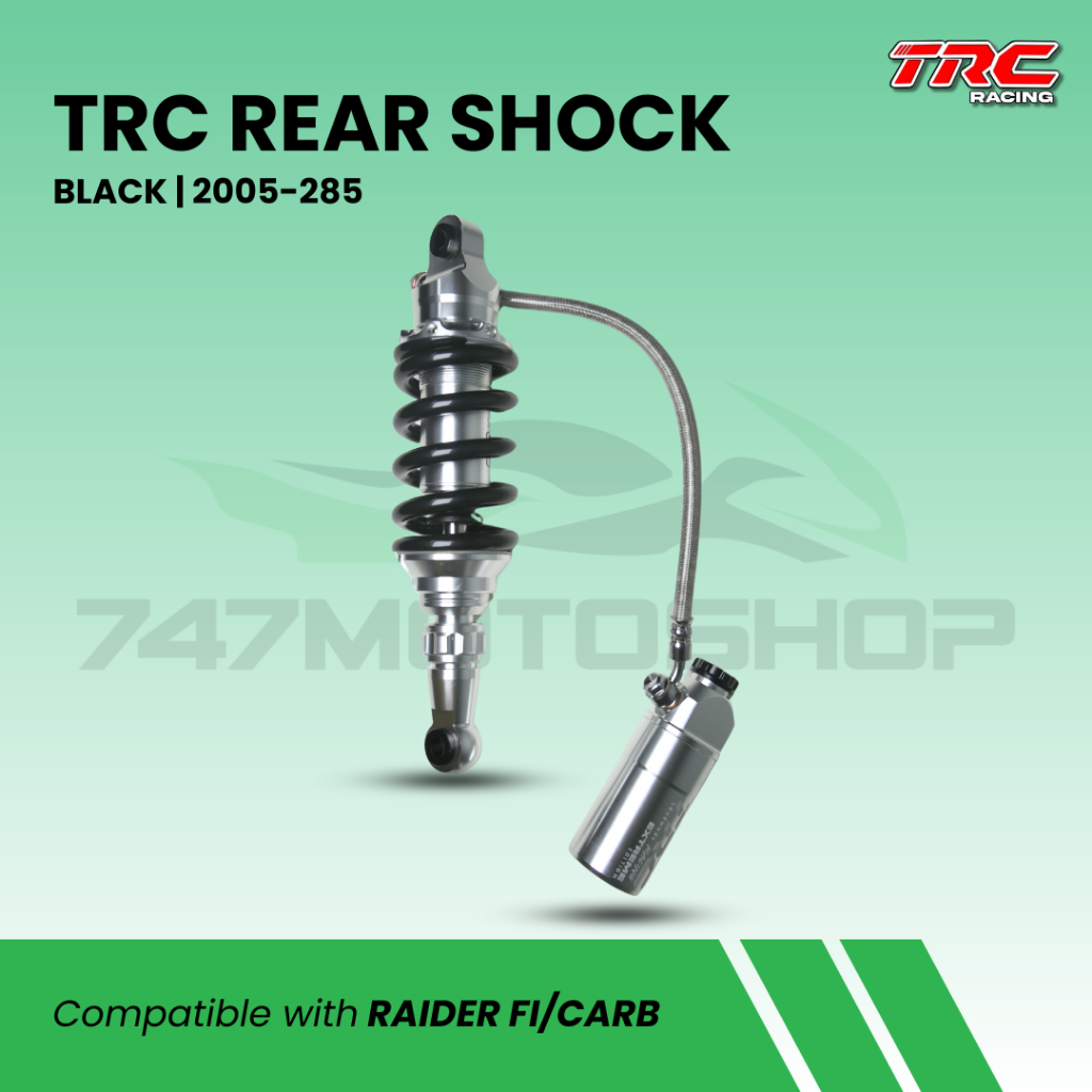 TRC REAR SHOCK FOR RAIDER FI/CARB 285MM | Shopee Philippines