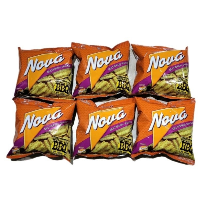 6 Packs Nova Homestyle BBQ Flavor Chips | Shopee Philippines