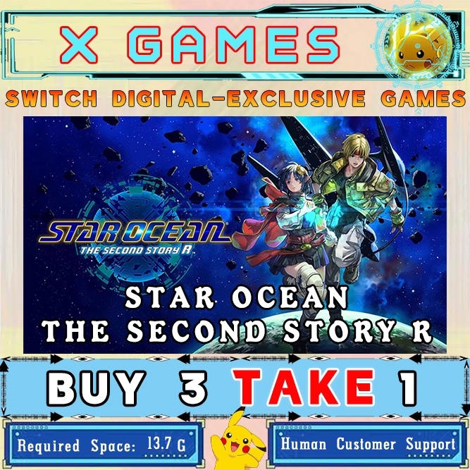 STAR OCEAN THE SECOND STORY R Nintendo Switch Digital Game （BUY 3 TAKE ...