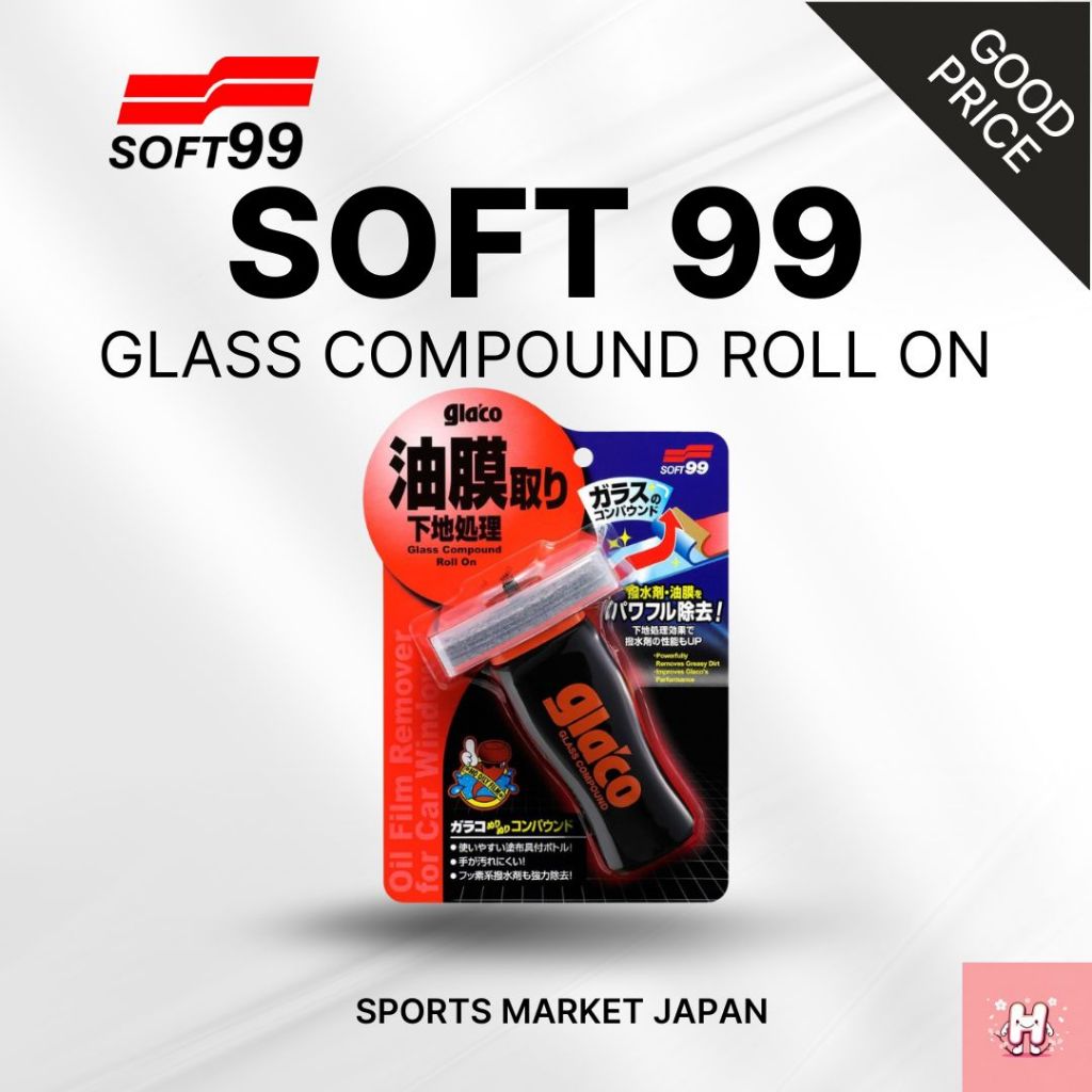 Soft 99 Glaco Glass Compound Roll On - 100ml [Direct from japan ...