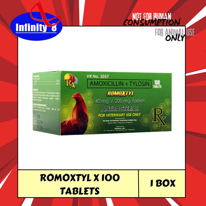 ROMOXTYL X 100 TABLETS/BOX | Shopee Philippines