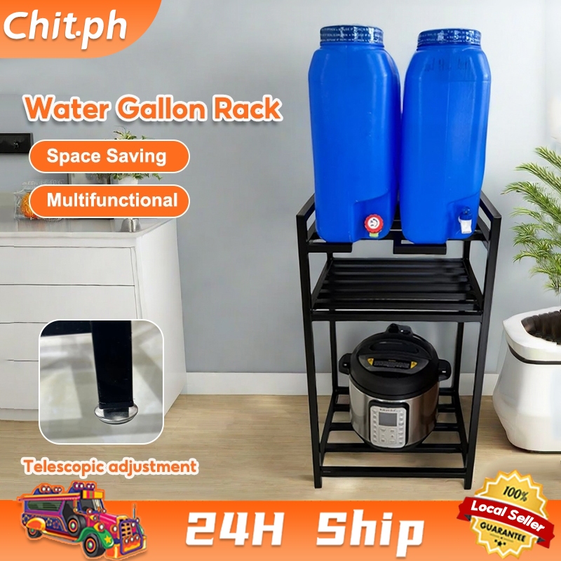CHIT 2/3 Layers Water Gallon Rack Stand Water Tank Bracket Water ...