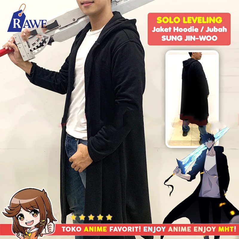 RAWE Attack On Titan Jacket Solo Leveling Cloak Sung Jin-Woo Anime ...