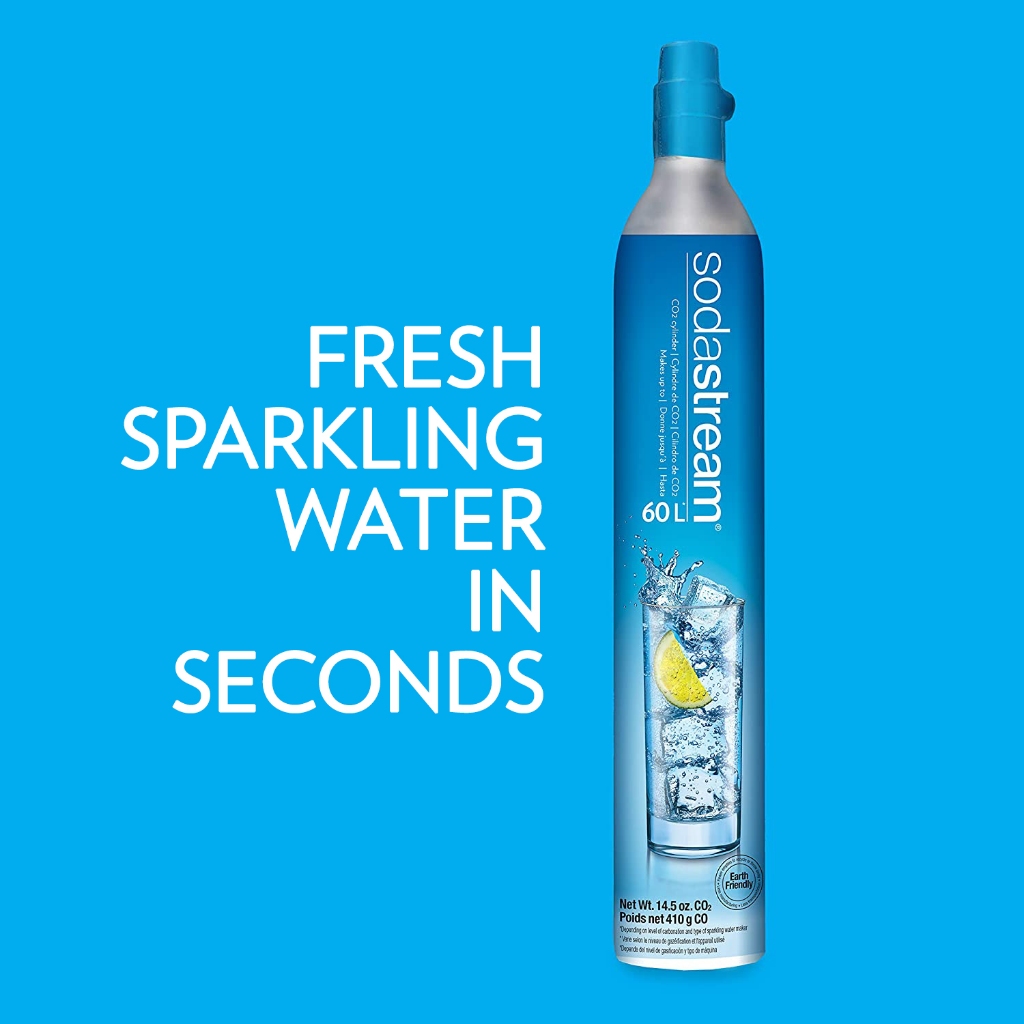 SodaStream CO2 exchange Refill 60L soda sparking water cylinder swap ...