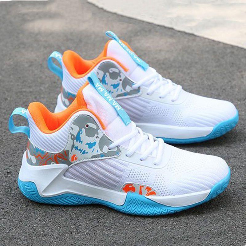 2025 Korean Spike Basketball Shoes for Men High-top Cushioning Mesh ...