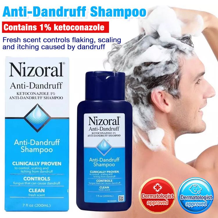 1% Ketonazole Anti Dandruff Shampoo 200ml Dandruff Remover Treatment ...