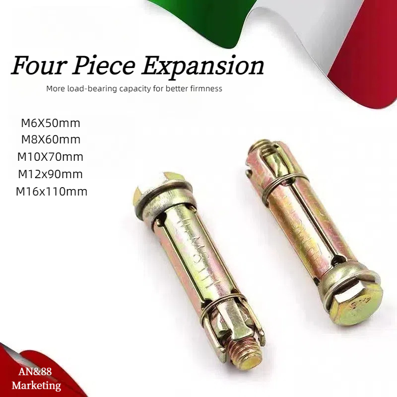 Heavy Duty Expansion Screw Shell Anchor Expansion Bolt Fix Type M6 to ...