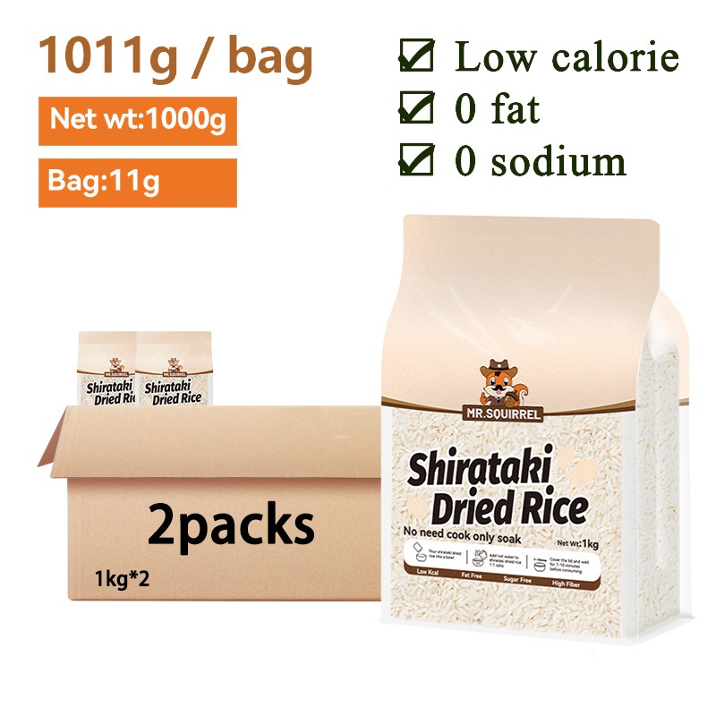 2KG Dry/Dried Shirataki Rice Konjac Rice Keto/Low Carb Products ...