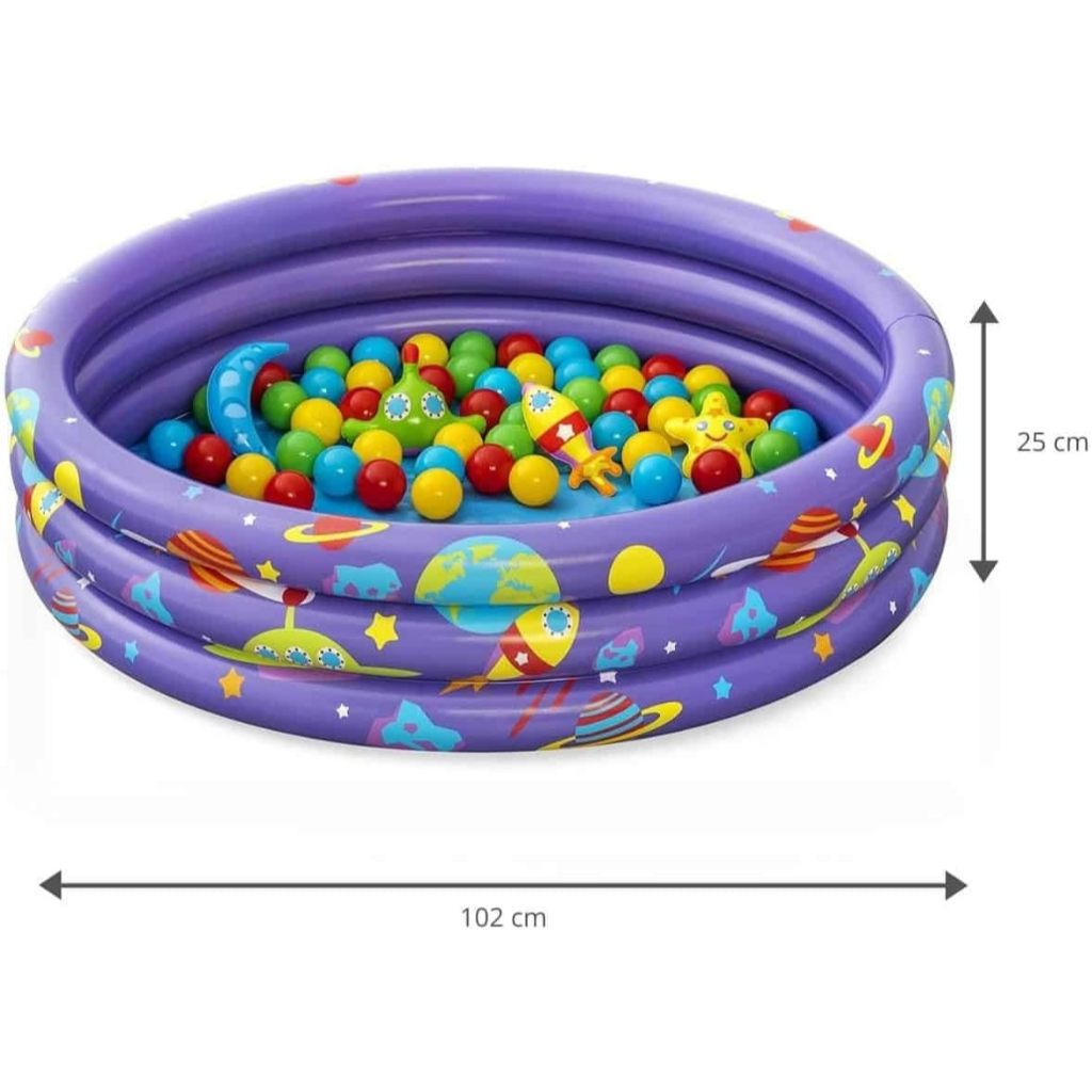 Bestway ?40" x H10"/?1.02m x H25cm Intergalactic Surprise Ball Pit ...