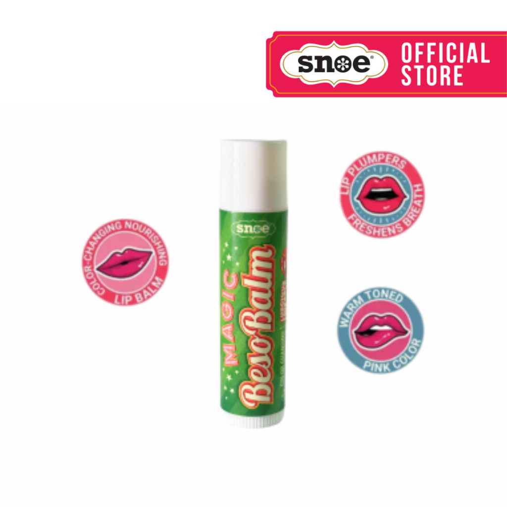 Snoe Beauty Magic BesoBalm Color Changing Lip Balm Luscious Lickable ...