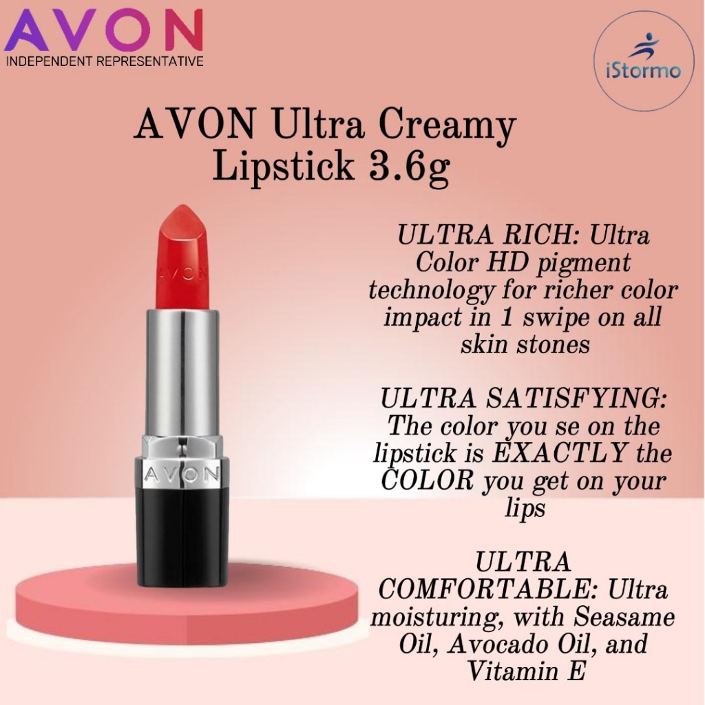 AVON Ultra Creamy Lipstick 3.6g | Shopee Philippines