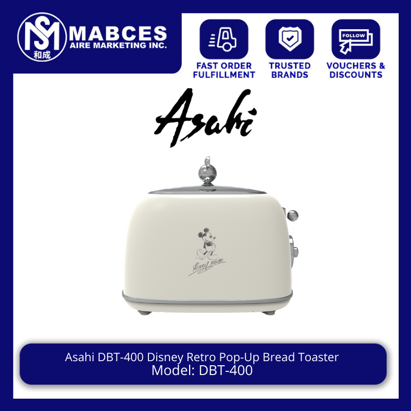 Asahi DBT-400 Disney Retro Pop-Up Bread Toaster | Shopee Philippines