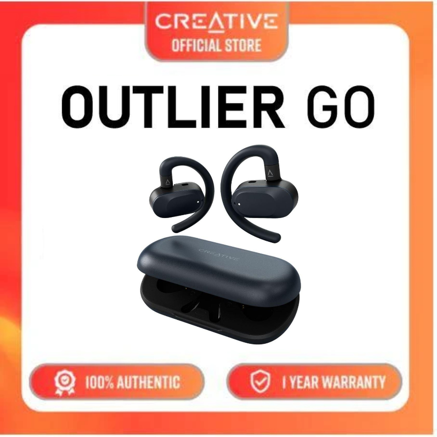 Creative Outlier Go Blue Adjustable Fit Open-Ear Headphones with ...