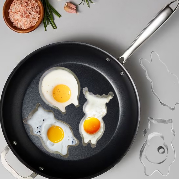 1 pc Practical Stainless Steel Omelette Egg shaper Roll Model very nice ...