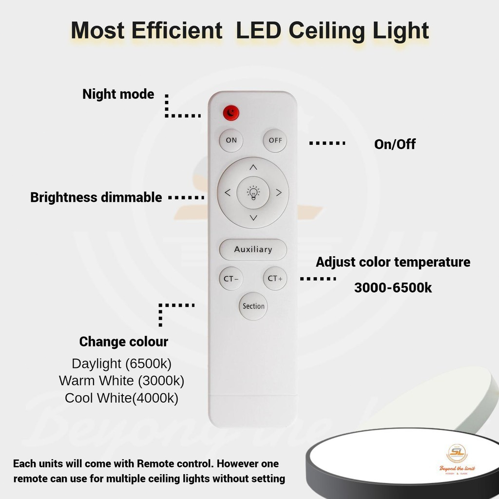 LED remote control three color dimming universal remote control ...
