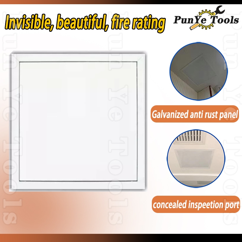 POWDER COATED METAL ACCESS DOOR FOR CEILING PANEL WHITE, MANHOLE COVER ...