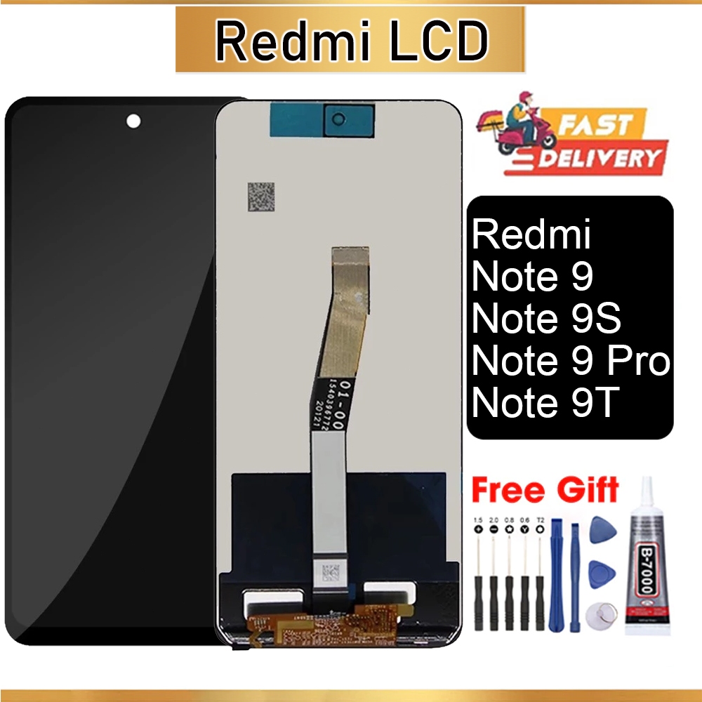 LCD For Xiaomi Redmi Note 9 (4G/5G)/Redmi Note 9S/Redmi Note 9 Pro ...