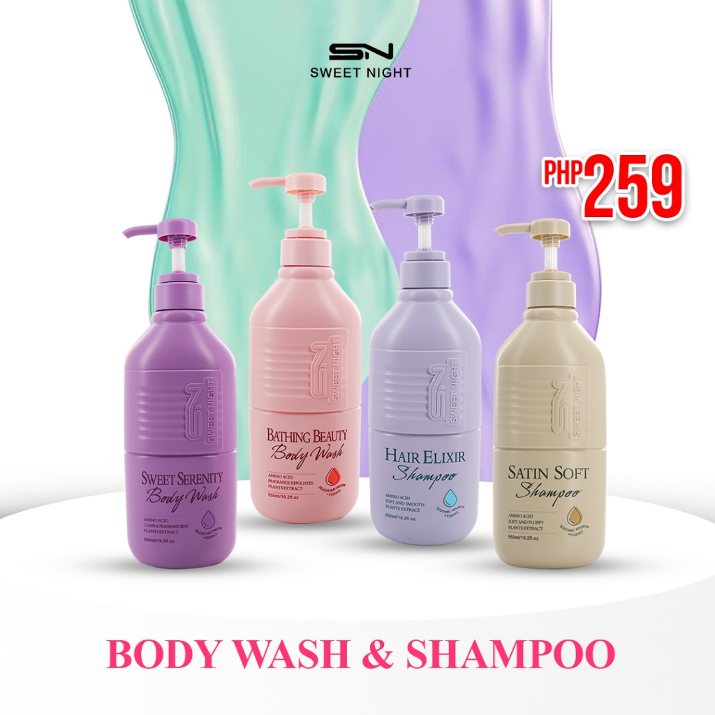 Sweet Night Shampoo and Body Wash New Arrival 550ML FDA APPROVED ...