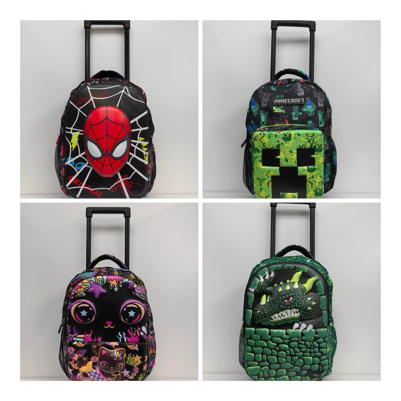 Smiggle Character Embossed Trolley Bag | Shopee Philippines