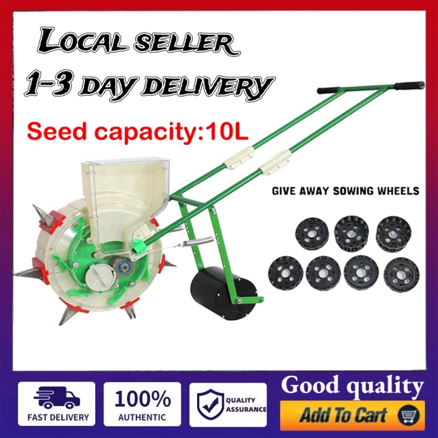 7-beak hand push semi-automatic seeder, corn seeder, heavy-duty ...