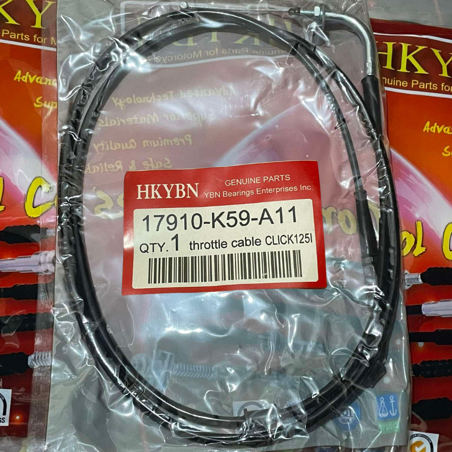 YBN Throttle Cable for Honda Click125i Wire A & B Perfect Match ...