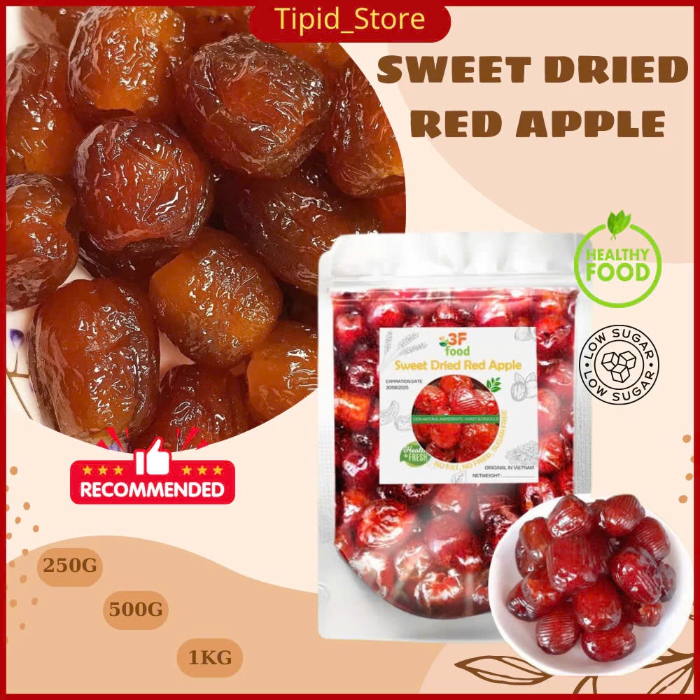 3F Food Dried Red Apple DAILY FINES Healthy Fruit Snack Dried Apple ...