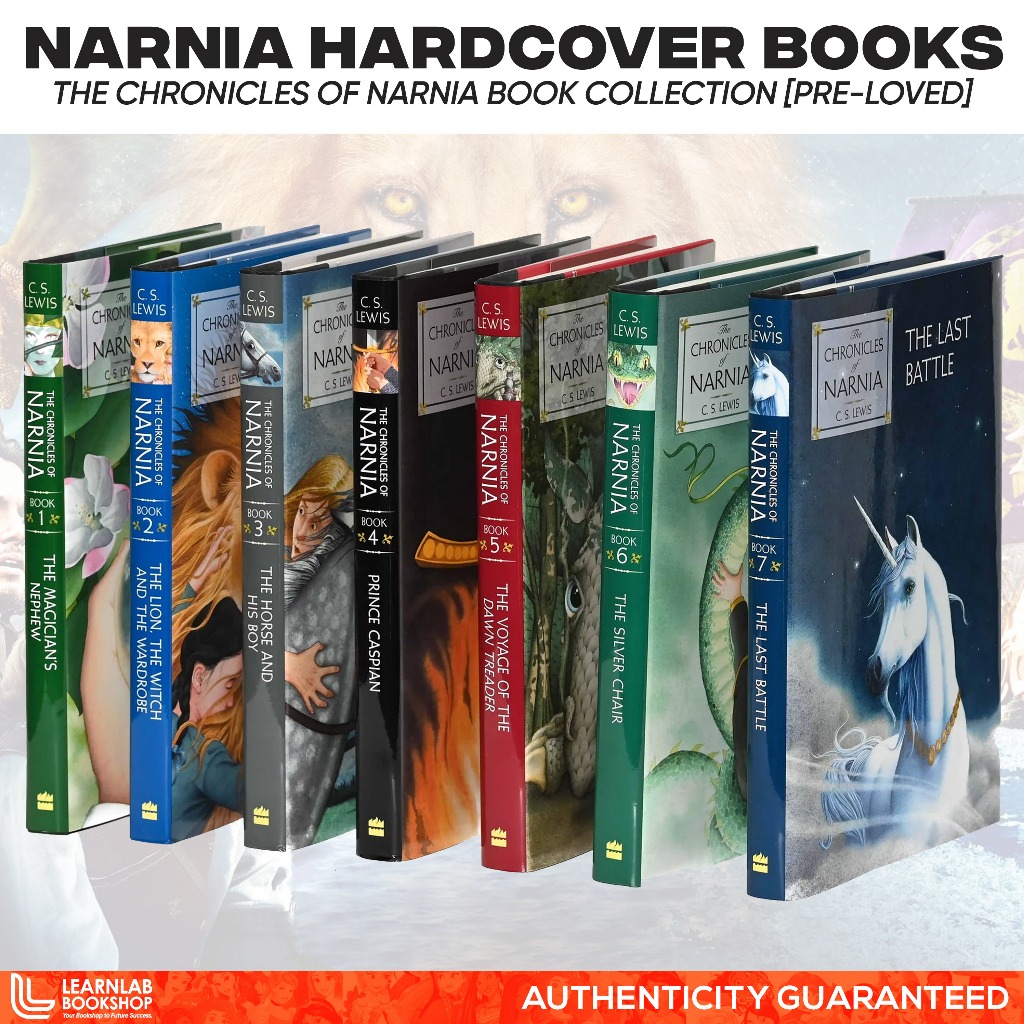 THE CHRONICLES OF NARNIA Hardcover Book Series by C.S. Lewis for Kids ...
