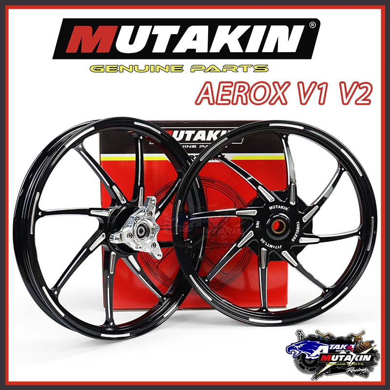 MUTAKIN CNC Mags 801 For Yamaha AEROX V1 V2 Front Disc 3 Holes Rear ...