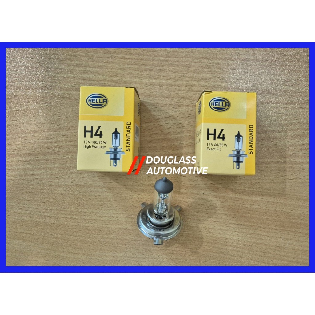 ORIGINAL Hella H4 12V 24V 60/55w , 100/90w Halogen Headlight bulb ...