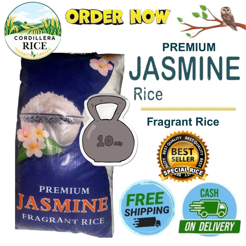 Quality Premium Rice/Bigas Jasmine Fragrant Rice Violet 10KG and 5KG | Shopee Philippines