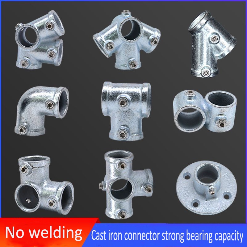 (COD)Cast iron pipe joints 25mm pipe galvanized round pipe fittings ...
