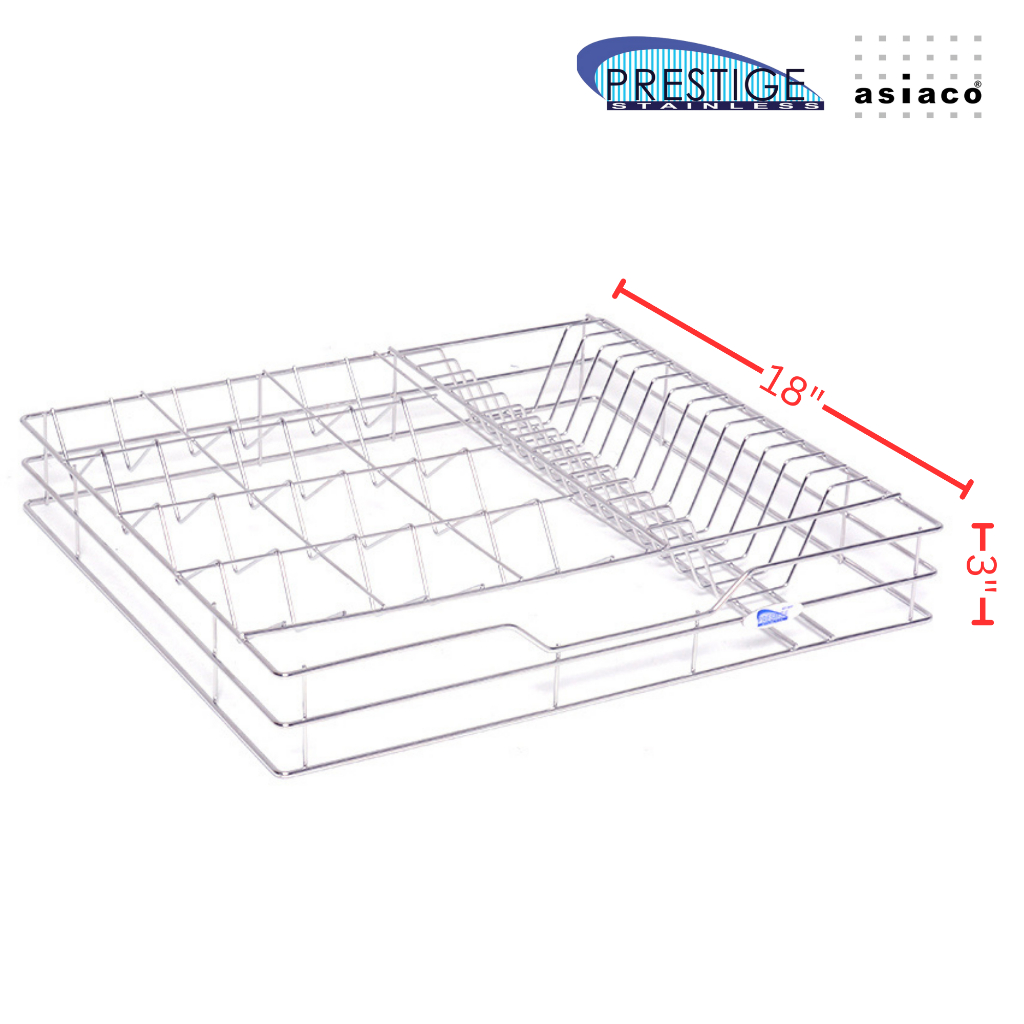 Asiaco Prestige 1 Layer Pullout Kitchen Wire Basket Organizer Stainless ...