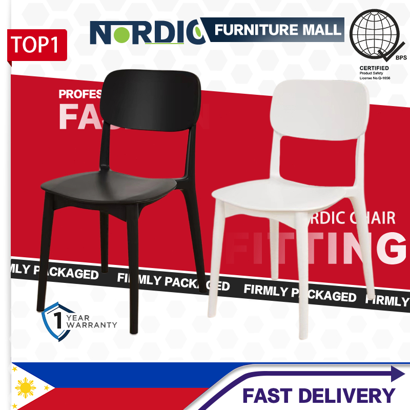 HOT DEALS Nordic Chair Plastic Chair Dining Chair Coffee Chair Study Chair Multi-Color Candy ...