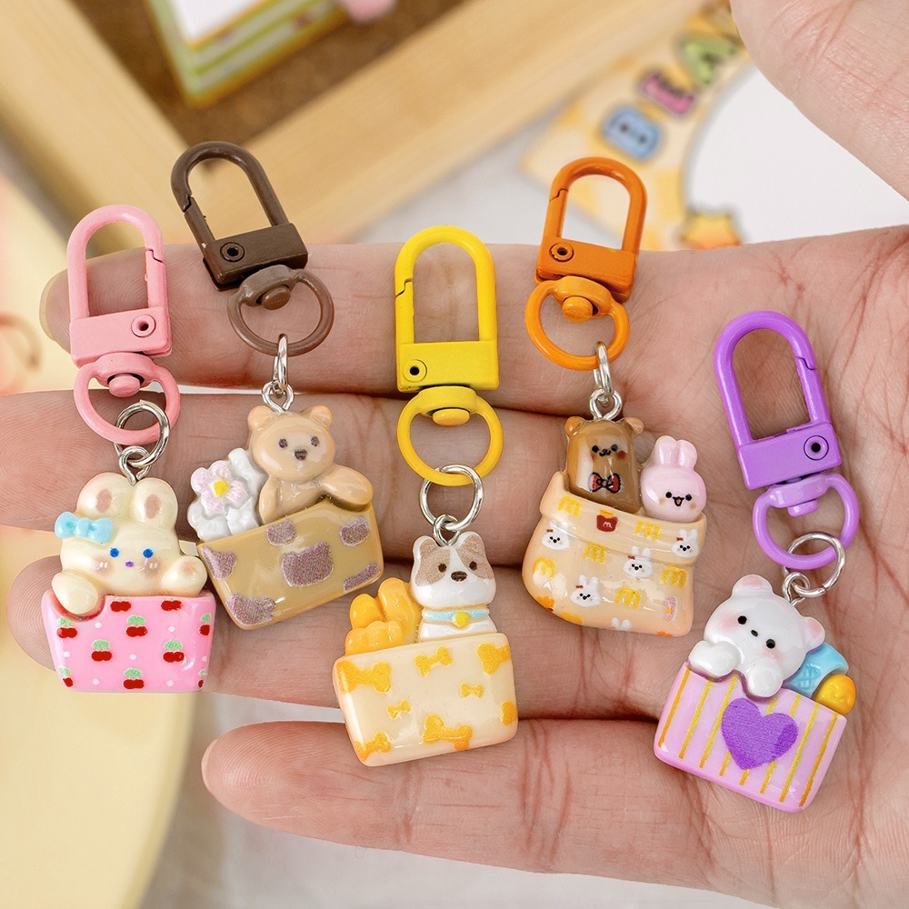 Cute Cartoon Animal Keychain | Shopee Philippines