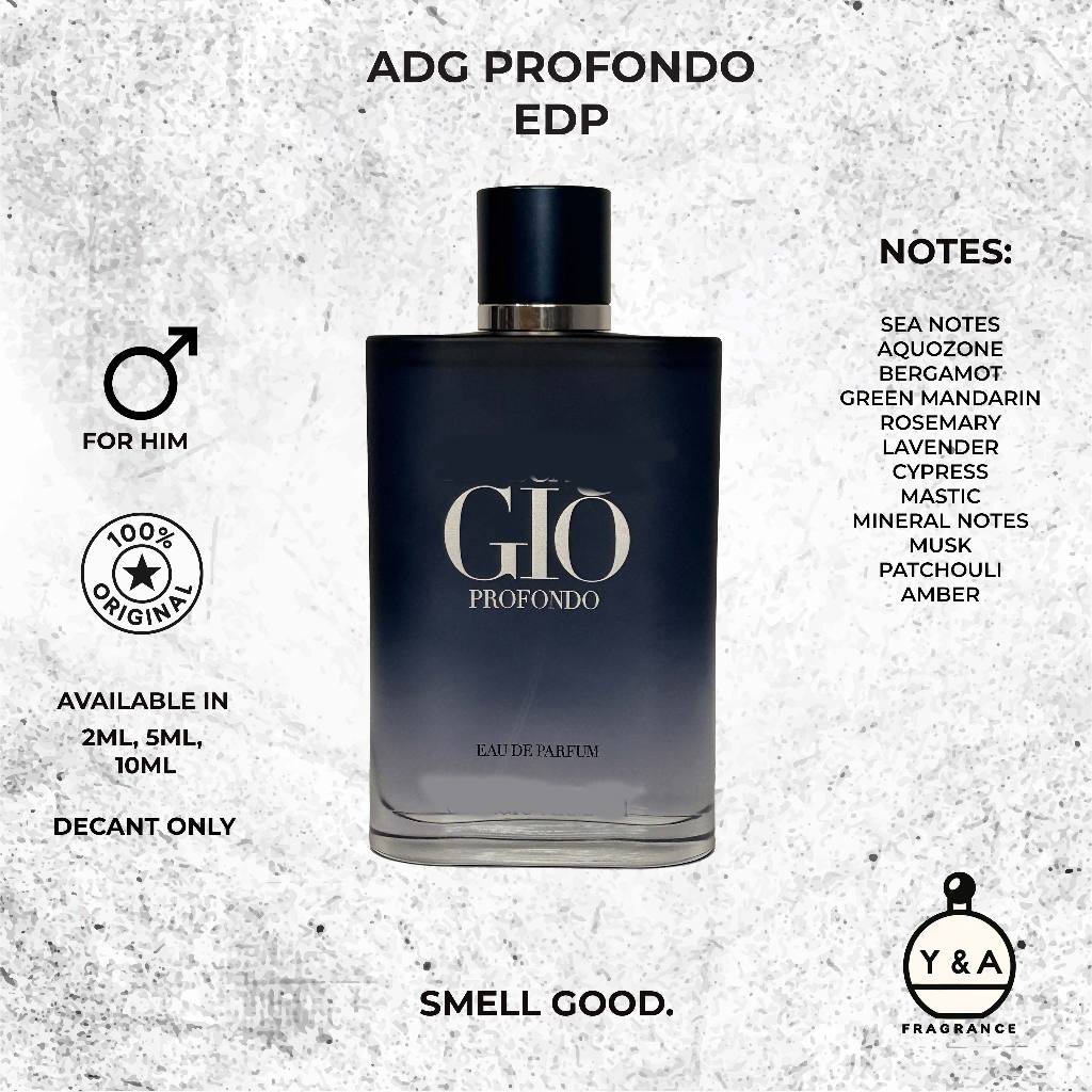 (DECANT) ADG Profondo EDP (2ml,5ml,10ml) | Shopee Philippines